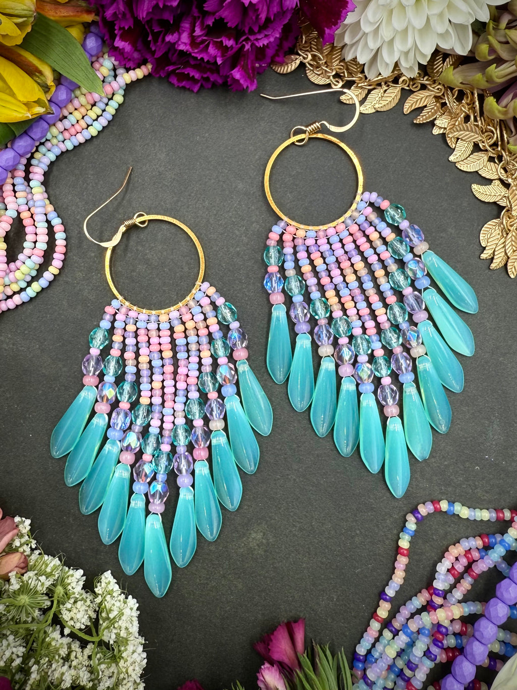 DIY KIT: Rosy Dagger Dangles – Beads Make Me Happy